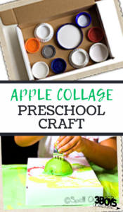 Apple Collage Craft For Kids - 3 Boys and a Dog