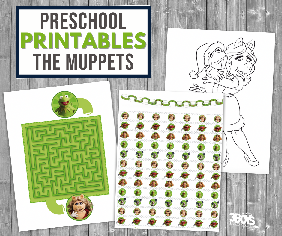 Free Muppets Christmas Activity Worksheets