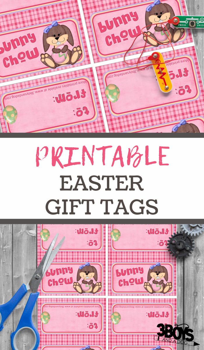 Bunny Easter Gift Tags