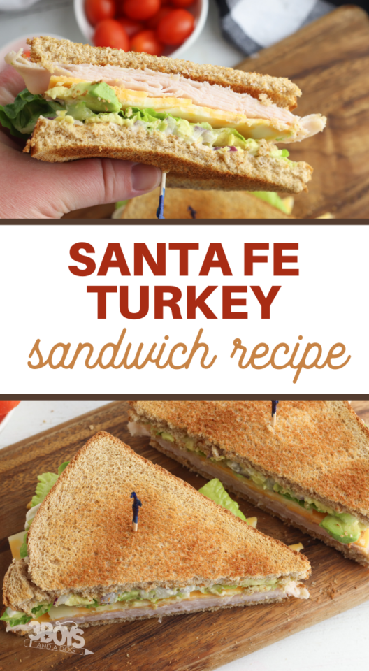 Toasted Santa Fe Turkey Sandwich