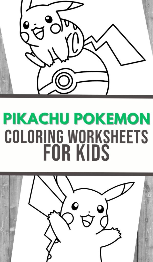 Pikachu Pokemon Coloring Pages