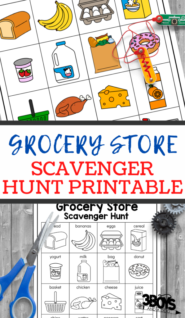 Grocery Store Scavenger Hunt
