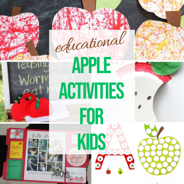 Super Cute Crafty Apple Activities for Kids