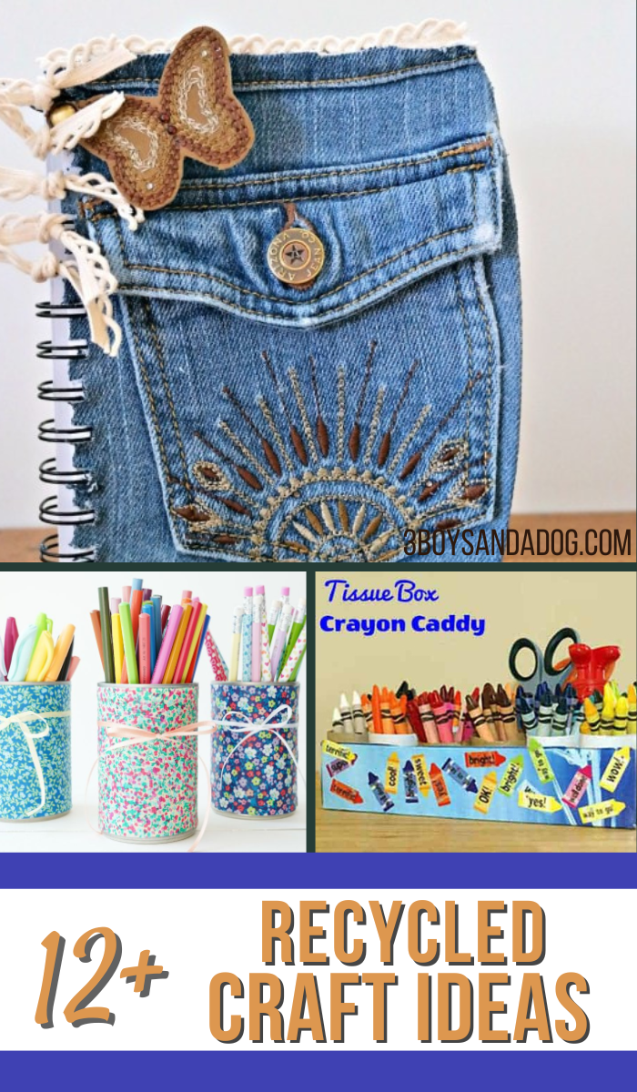 DIY School Supplies using Recycled Materials
