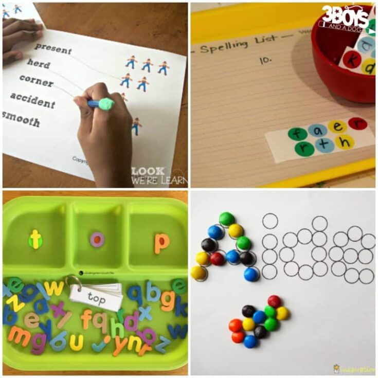 Fun Ways to Practice Spelling - 3 Boys and a Dog