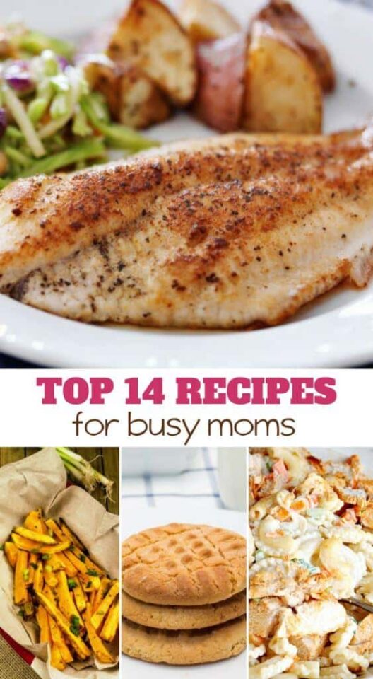 Top 14 Recipes for Busy Moms!