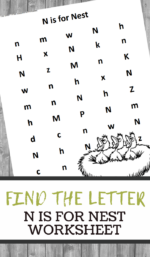 Find the Letter: N is for Nest