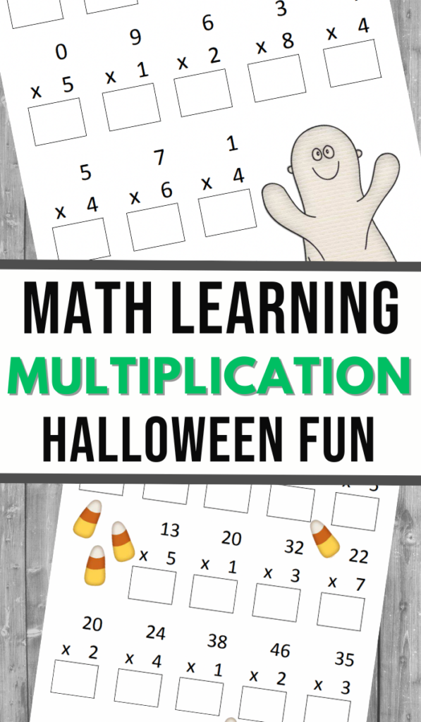 Halloween Multiplication Worksheets 3 Boys and a Dog