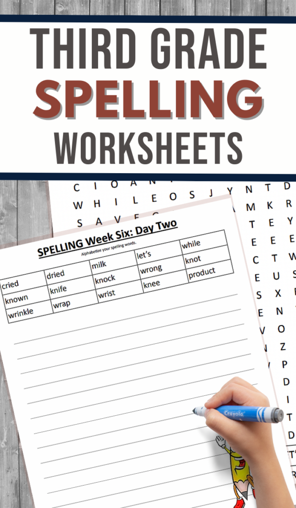 Third Grade Spelling Curriculum: Week Six