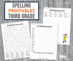 Third Grade Spelling Curriculum: Week Six