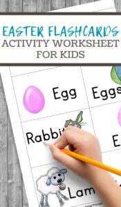 Free Printable Easter Reading Flash Cards for Kids