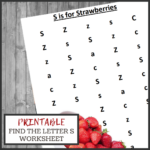 Find the Letter S for Strawberry