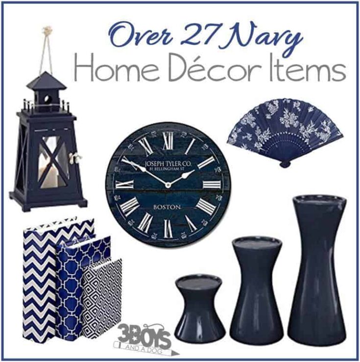 27+ Fun Navy Home Decor Pieces