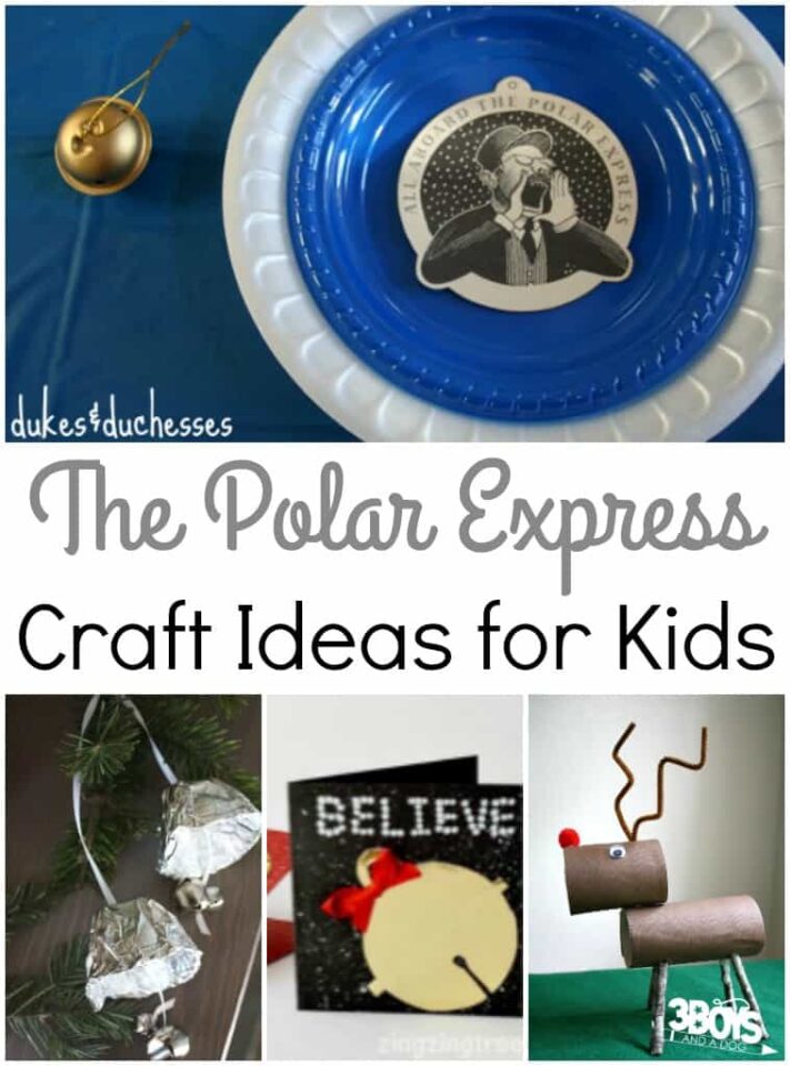 20 Easy Polar Express Craft Ideas - 3 Boys and a Dog