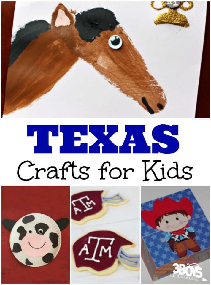 Texas Crafts for Kids - 3 Boys and a Dog