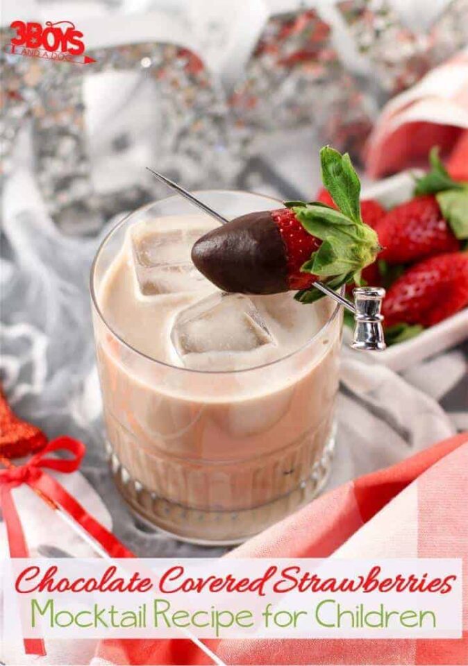 Chocolate Covered Strawberries Mocktail Recipe