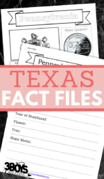 Texas Worksheets: State Facts and Symbols | USA Unit Study