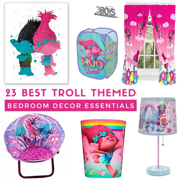 Adorable Trolls Bedroom Decor Ideas for Kids