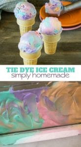 Tie Dye No Churn Ice Cream Recipe