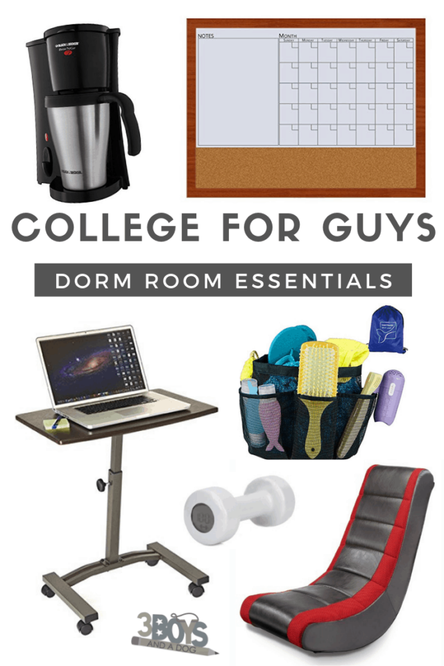 Must-Have Dorm Room Essentials for College Guys