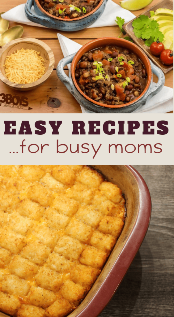 Simple & Easy Recipes for Busy Moms