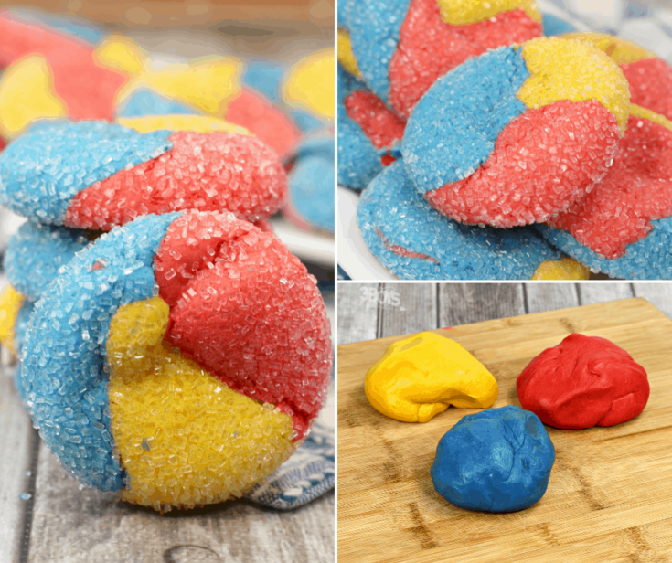 Primary Sparkle Cake Mix Cookies