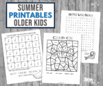 Fun Summer Worksheets for Upper Elementary