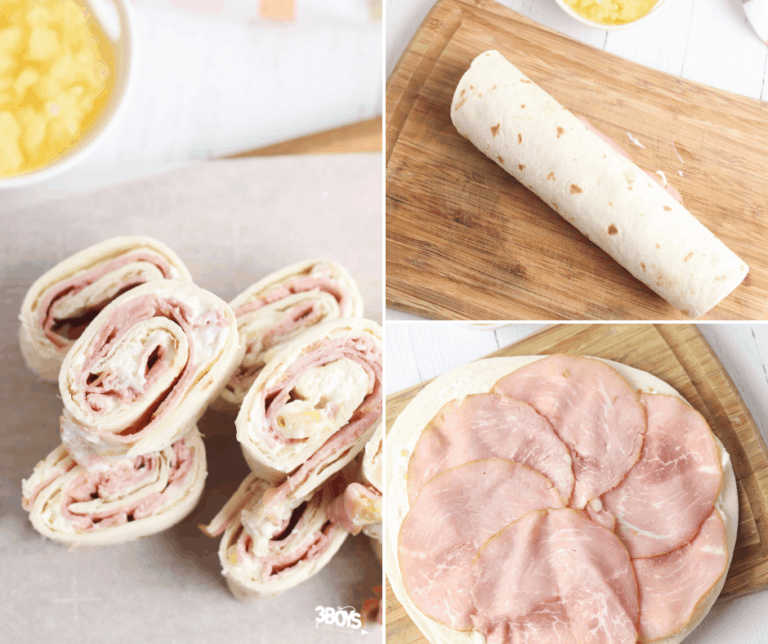 Hawaiian Tortilla Roll Ups for Lunch