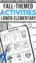 Free Fall Activity Worksheets for Lower Elementary