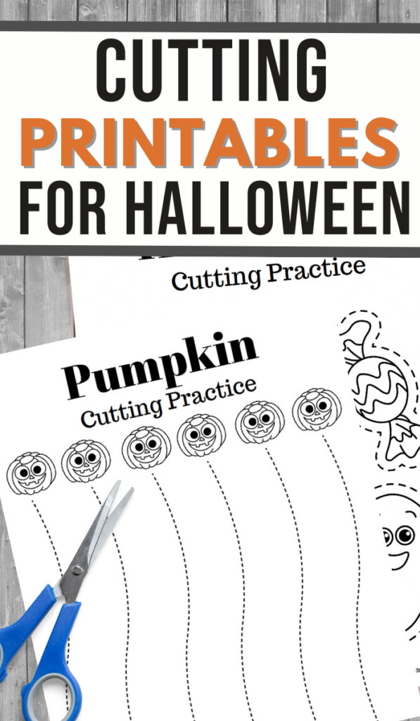 Halloween Cutting Practice Worksheets