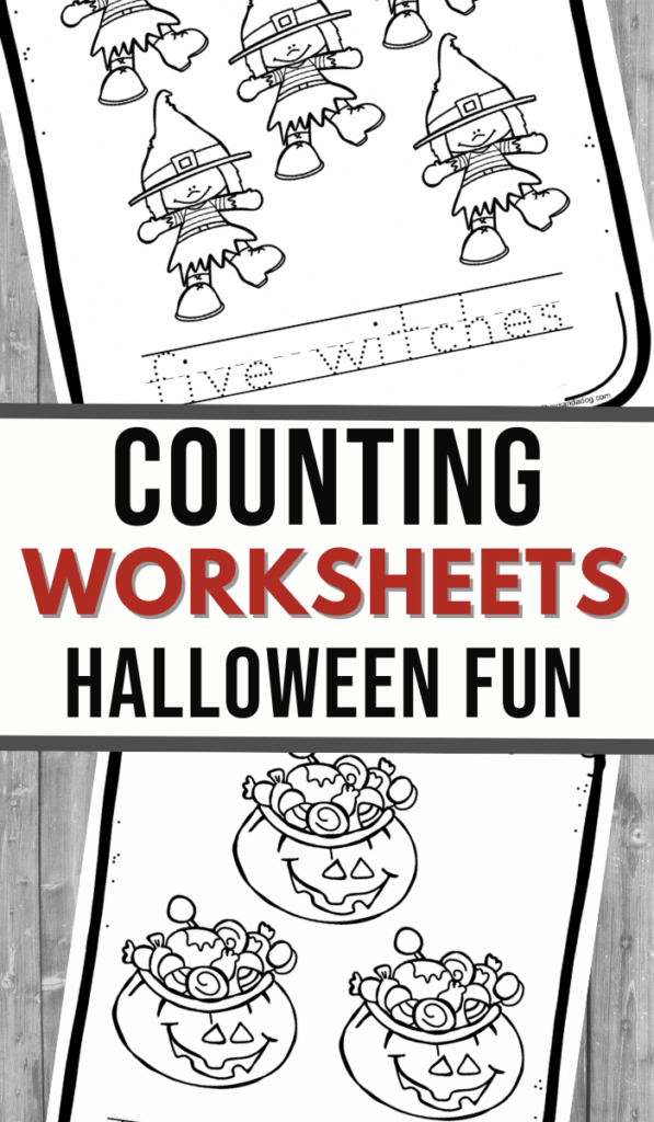 Halloween Number Worksheets for Preschoolers