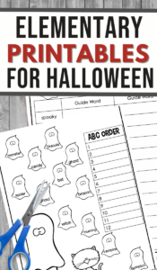 Halloween Worksheets for Upper Elementary