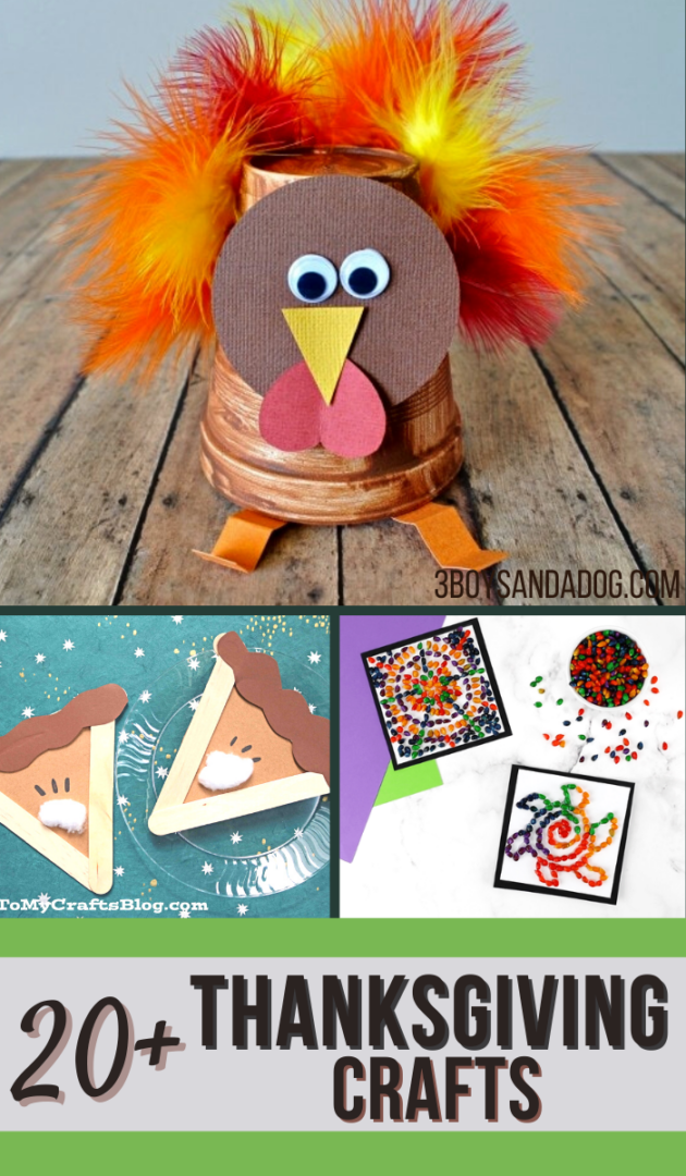 Educational Thanksgiving Crafts - 3 Boys and a Dog