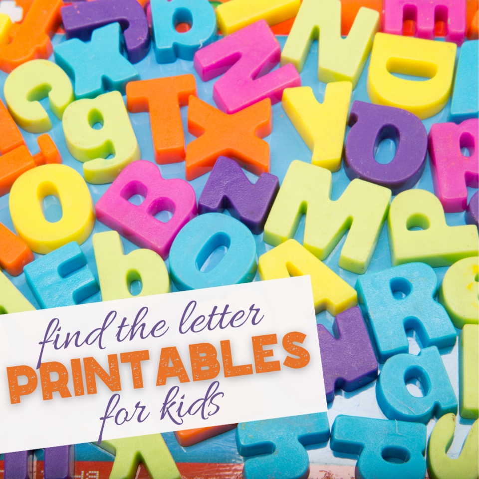 Find the Letter Worksheets: Alphabet Printables