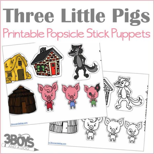 The Three Little Pigs Story Sequence – Printable & Fun Activities for Kids
