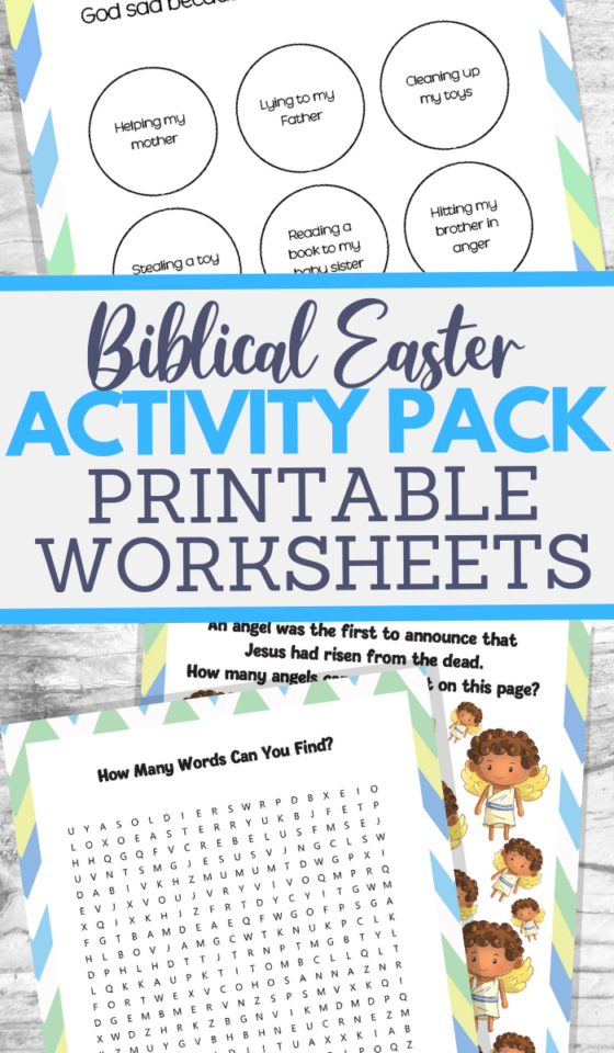 Printable Easter Activity Pack Full of Faith and Fun
