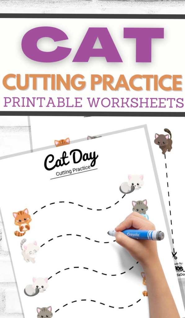 Kitty Cat Cutting Practice is "Purr-fect"