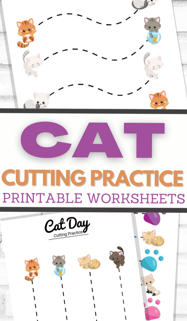 Kitty Cat Cutting Practice is "Purr-fect"
