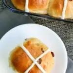 Delicious Bread Machine Cranberry Hot Cross Buns Recipe