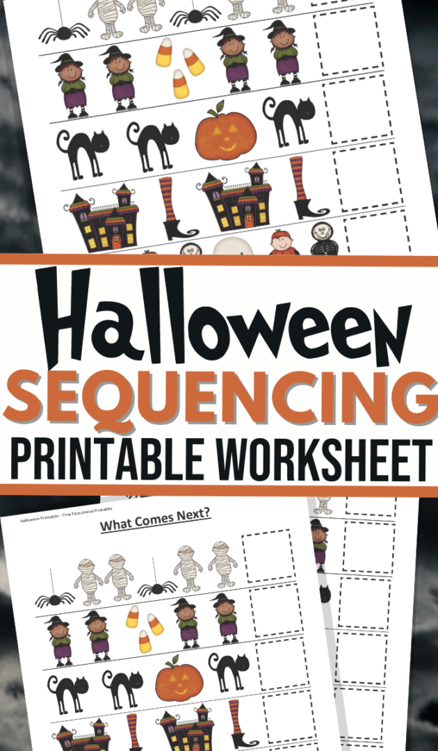 Printable Halloween Sequencing Activities