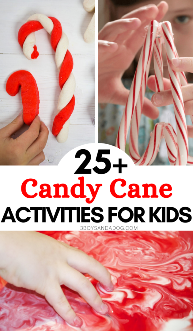 Candy Cane Activities for Kids - 3 Boys and a Dog