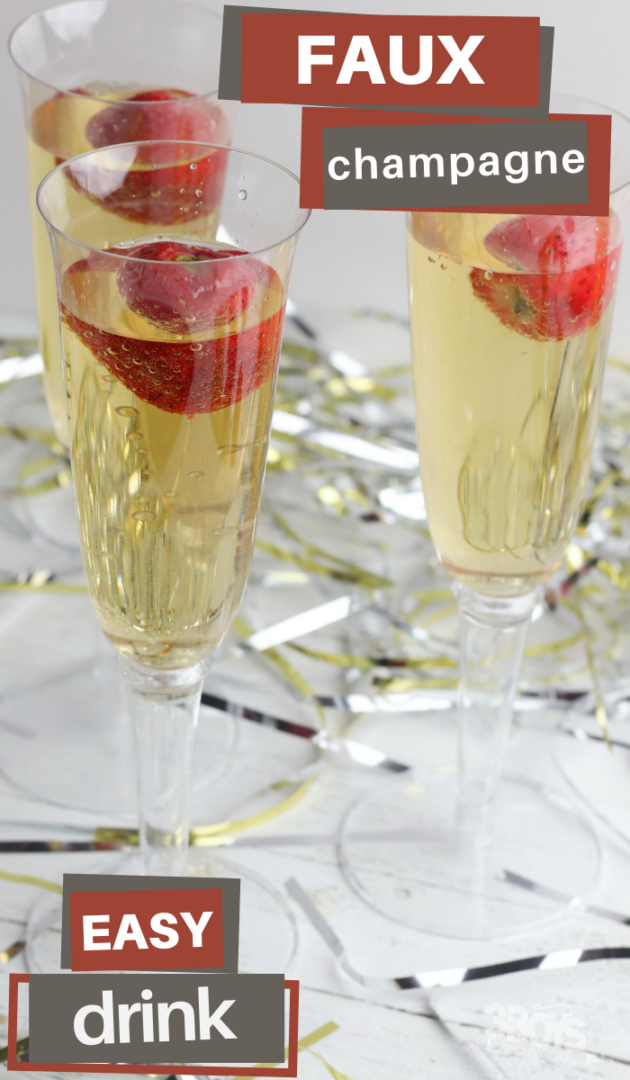 Easy Faux Champagne Recipe - 3 Boys and a Dog