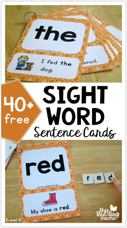 Learning to Read: Sight Word Games