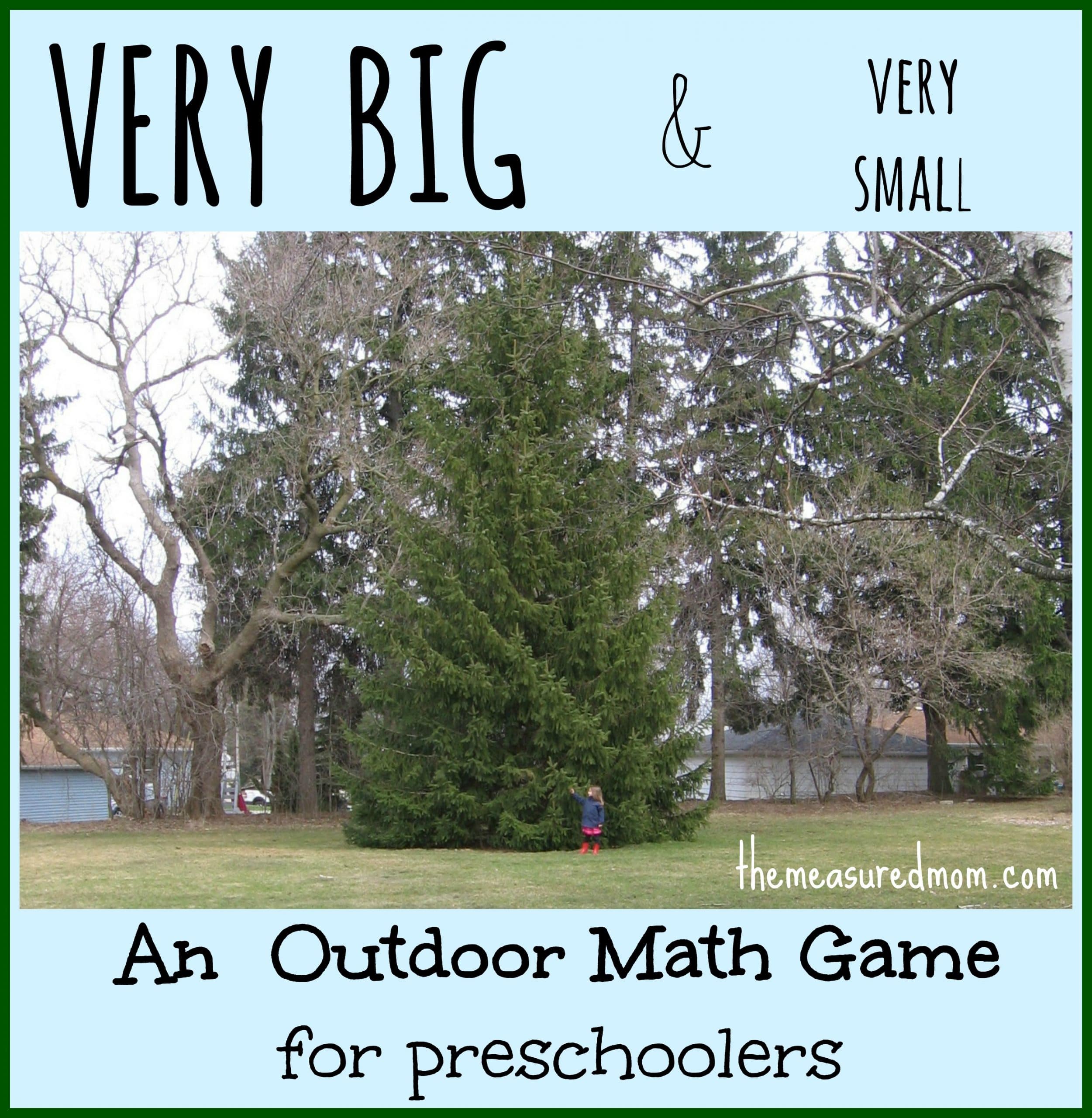 Simple Size Activities for Preschoolers - 3 Boys and a Dog