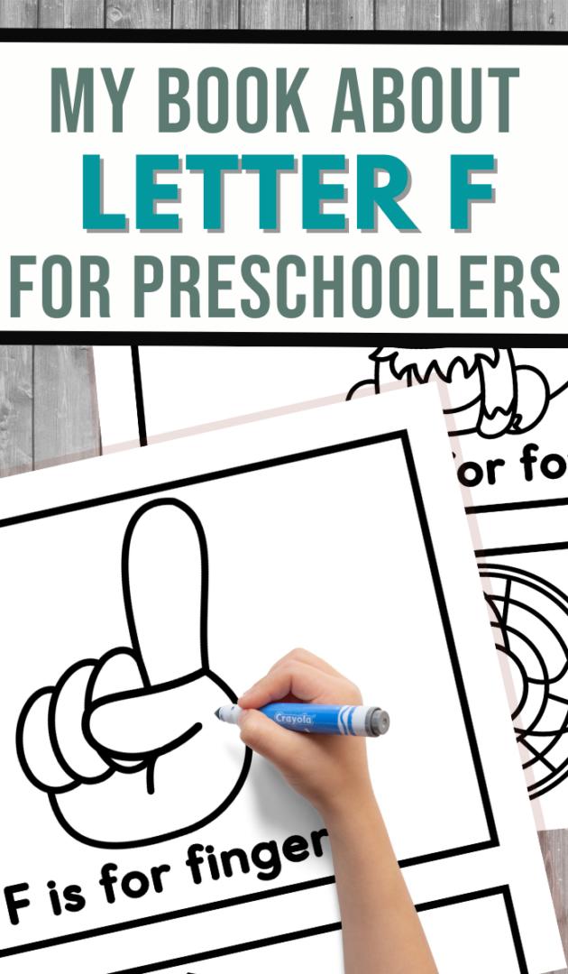 Printable Letter F Book - 3 Boys and a Dog