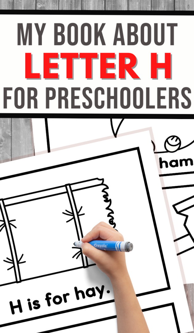My Printable Letter H Book - 3 Boys and a Dog