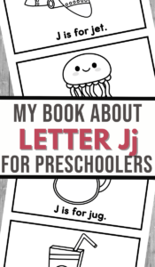 My Printable Letter J Book - 3 Boys and a Dog
