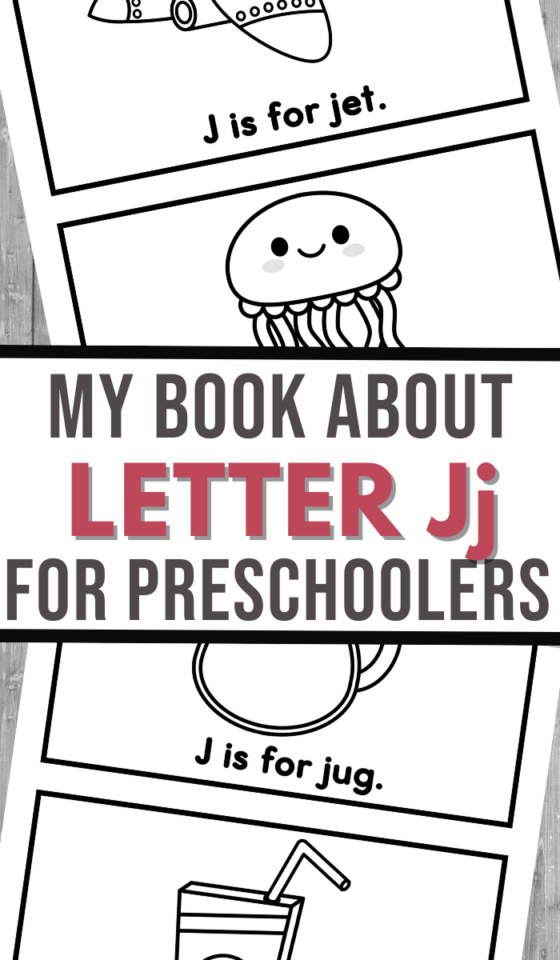 My Printable Letter J Book - 3 Boys and a Dog