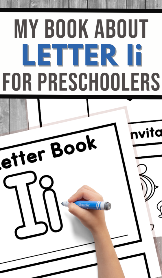 My Printable Letter I Book - 3 Boys and a Dog