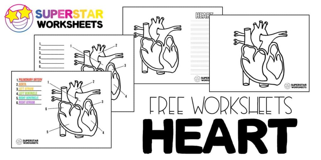 Heart Worksheets for Kids, 20+ - 3 Boys and a Dog
